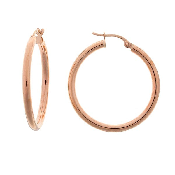 Classic Rose Hoops – Enigma Jewellers